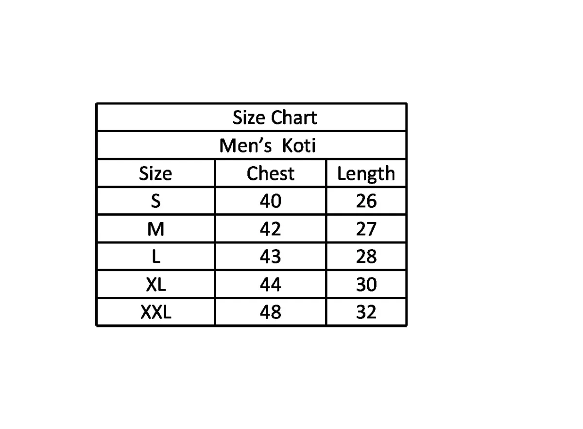 Men’s Koti
